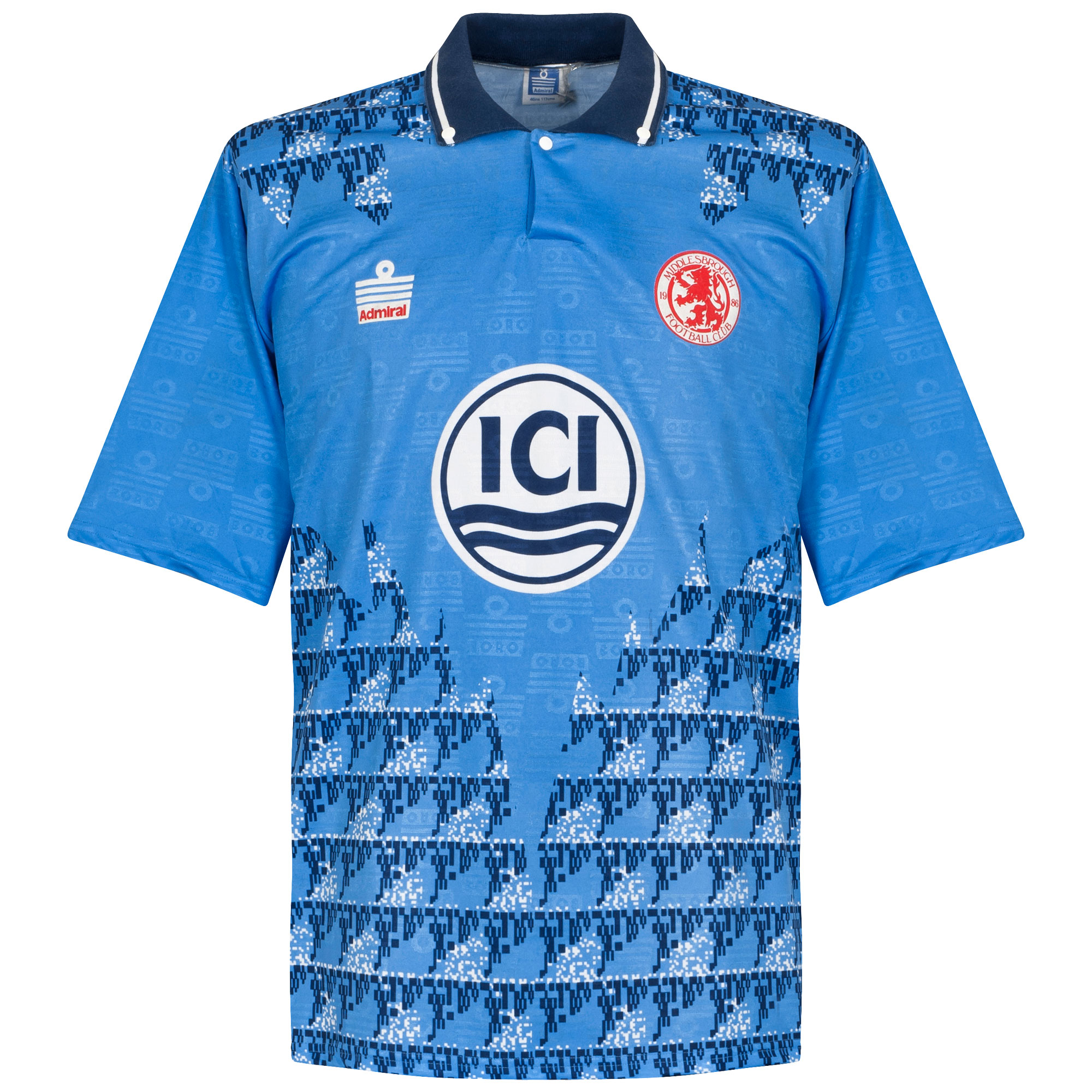 Middlesbrough Away football shirt 1992 - 1994. Sponsored by ICI