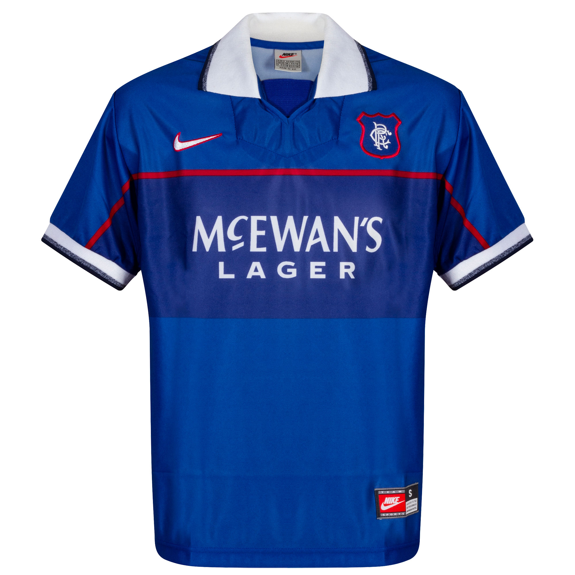 Nike Rangers Mens SS Home Shirt 1997/99 | RHSS97-98V | FOOTY.COM